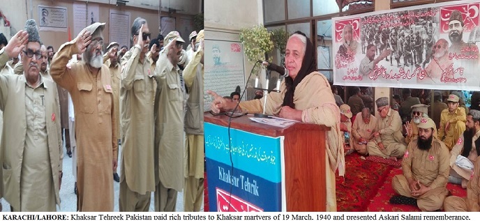 Sacrifices of Khaksar on 19 March, 1940, declared foundation Day of Pak ...